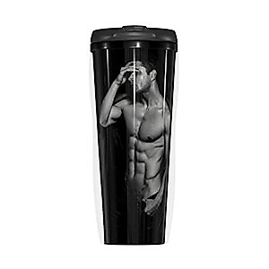 QNNEL Jensen Ackles Tumbler Coffee Cups Double Insulated With Lid Ice Drink Hot Beverage For Office Home Travel