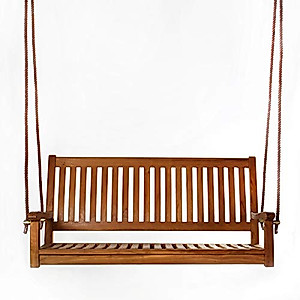All Things Cedar TS50 Teak Porch Swing