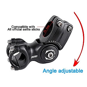 Third Person Perspective Handlebar Mount +114CM Invisible Selfie Stick for Bike Motorcycle Ride Tracking Shooting for Insta360 ONE X3,X2,X,RS,R 360 Camera