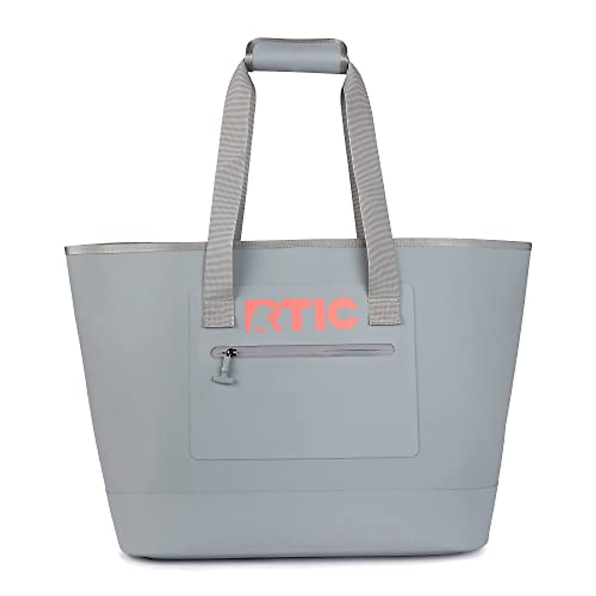 RTIC Ultra-Tough Tote Bag, Waterproof for Beach, Pool, Towel, Grocery, Shopping, Camping, Picnic, Travel, Boat, Heavy-Duty, Puncture Resistant, Large, Grey
