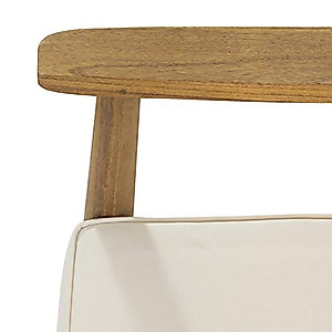 Christopher Knight Home Felix Outdoor Acacia Wood Club Chair (Set of 2), Teak Finish, Beige
