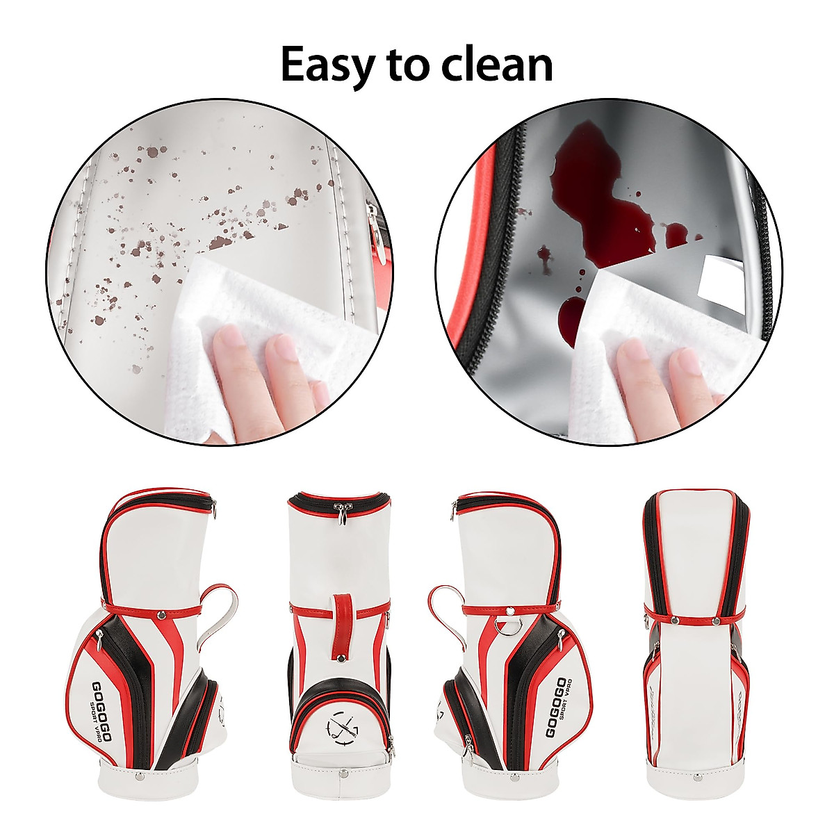 Gogogo Sport Vpro Golf Wine Cooler Bag Single Bottle Wine Carrier Gift for Golfer