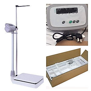 Digital Health Scale with Height Rod, Electronic Height and Weight Physician Scale Capacity,200kg Capacity