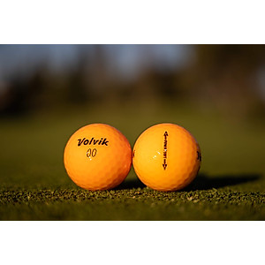 Volvik 9797 Power Soft Golf Balls Dozen - Gloss Orange
