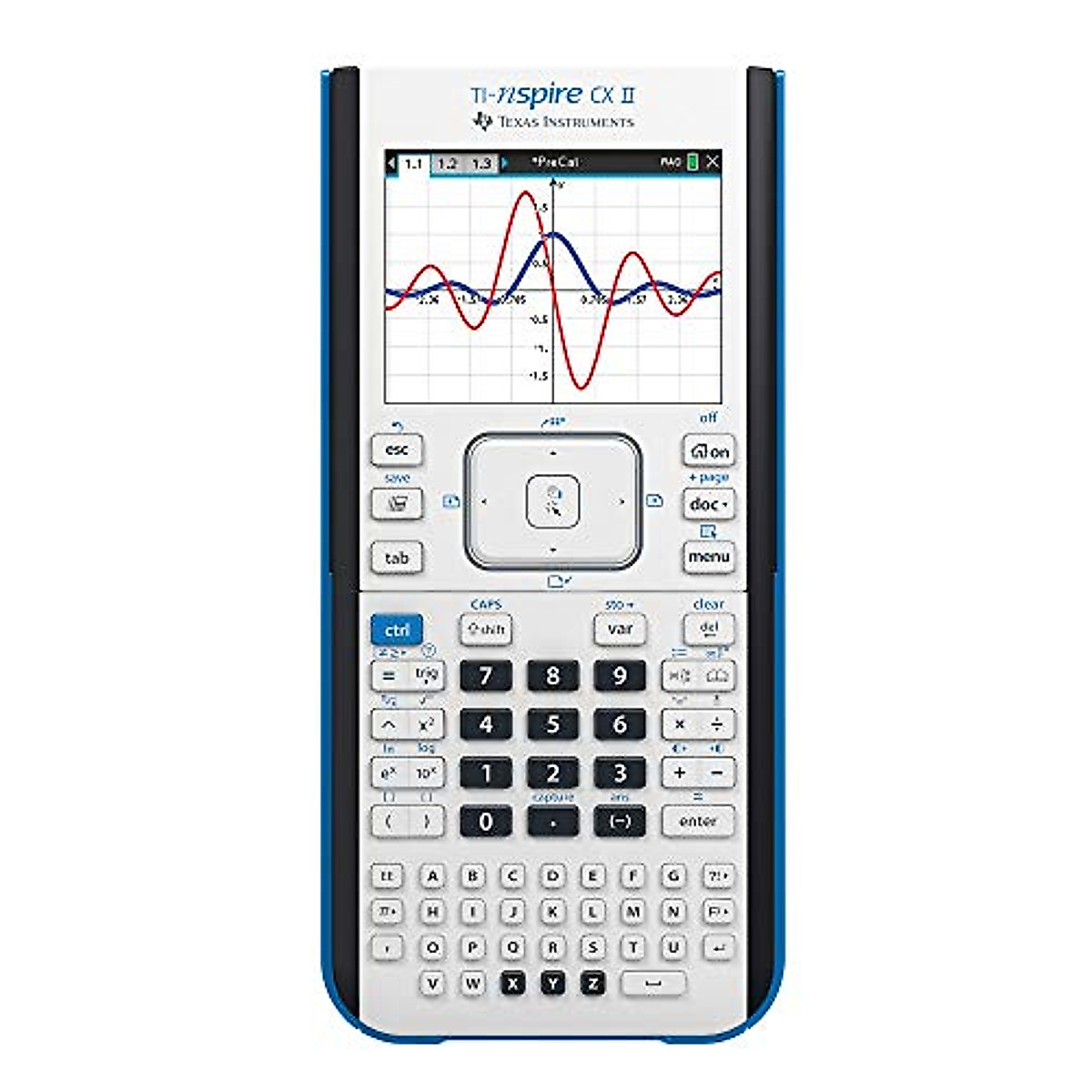 Texas Instruments TI-Nspire CX II Color Graphing Calculator with Student Software (PC/Mac) & TI-Nspire CX II CAS Color Graphing Calculator with Student Software (PC/Mac)