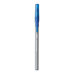 BIC GSFG11-Blu Round Stic Grip Xtra Comfort Ball Pen, Fine Point (0.8mm), Blue, 12-Count