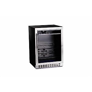 Azure A224BEV-S 24" Undercounter Beverage Center with 5.6 cu ft Capacity