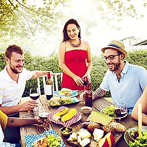 240 Sheets Variety Pack Checkered Dry Waxed Deli Paper Sheets 12x12 inch Paper Sandwich Paper Liners, Food Basket Liners Wax Paper Deli Wrap Wax Paper Sheets for Wrapping Bread and Sandwiches