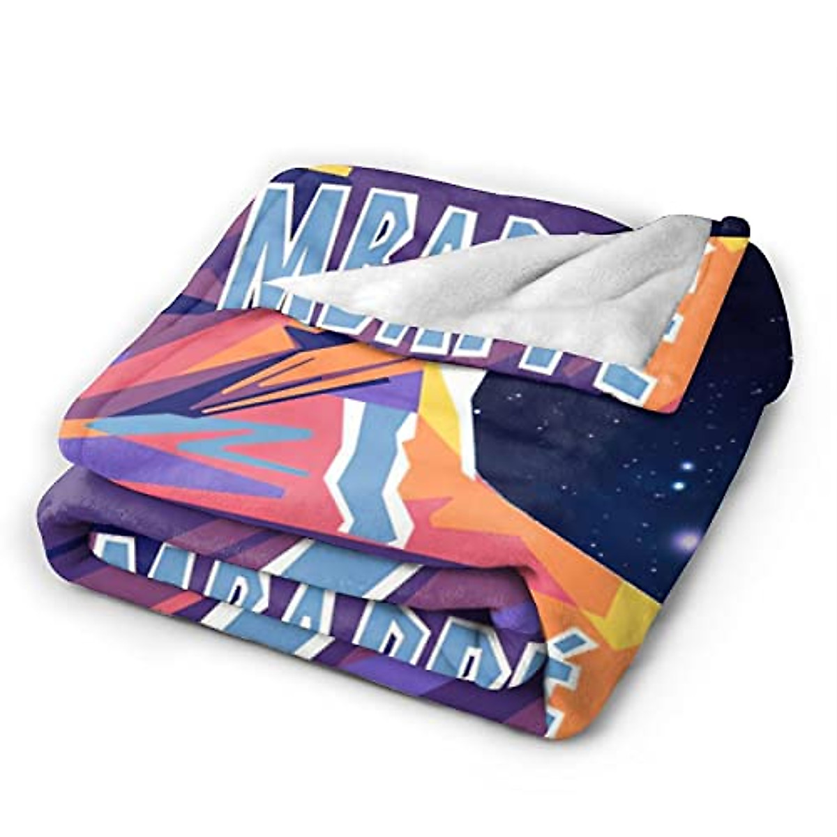 Custom World Football #7 Mbappe Ultra-Soft Fleece Blankets for Bedroom Living Room Sofa Bed Outdoor, 50"x40"