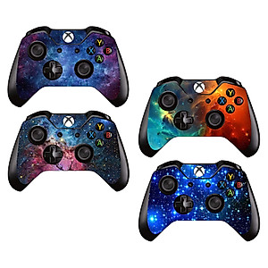 UUShop Vinyl Skin Sticker Decal Cover for Microsoft Xbox One Controller - Galaxy Starry - 4 differences style(NOT for One S or X)