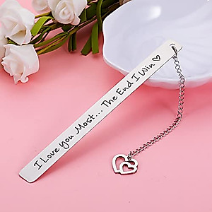 Husband Christmas Valentine's Gifts Bookmark from Wife Girlfriend Boyfriends Gifts Birthday Anniversary Bookmark Gifts for Her Him Husband Wife Men Couple Funny Wedding Engagement Gift Bookmark