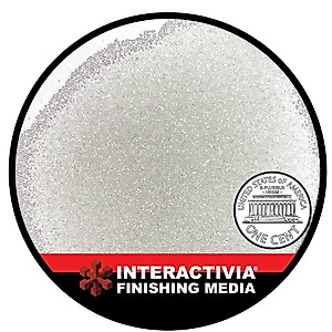#5 Glass Beads - 8 lb or 3.6 kg - Blasting Abrasive Media (Coarse to Medium) 40-50 Mesh or Grit - Spec No 5 for Blast Cabinets Or Sand Blasting Guns - Large Beads for Peening and Finishing