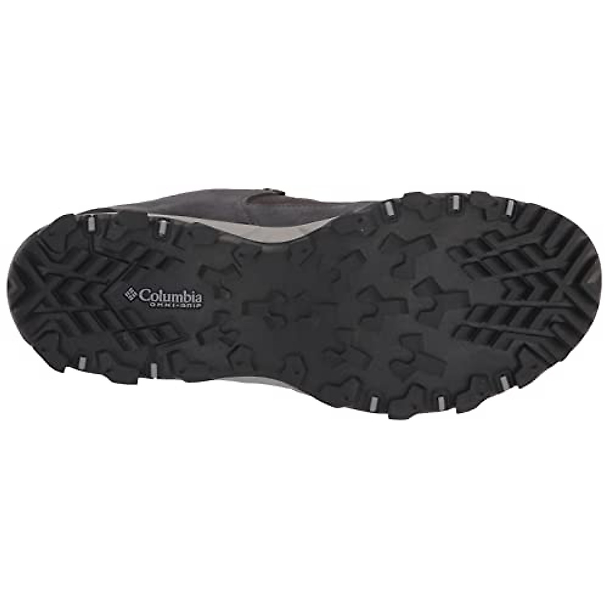 Columbia Men's Valley Pointe Waterproof Hiking Shoe, Shark/Monument, 11 Wide