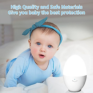 Fitop Baby Night Light, Portable Nursery Night Light for Kids Rechargeable, Dimmable Kids Night Light with Touch Control for Breastfeeding/Diaper Changes/Reading/Nursing/Nighttime Waking