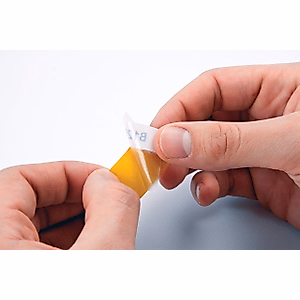 Brady Authentic (M21-1500-427) Self-Laminating Wire Wrap for Control and Electrical Panels, Datacom Cables, Black on White- For M210, M210-LAB, M211, BMP21-PLUS and BMP21-LAB Printers, 1.5" W 14' L