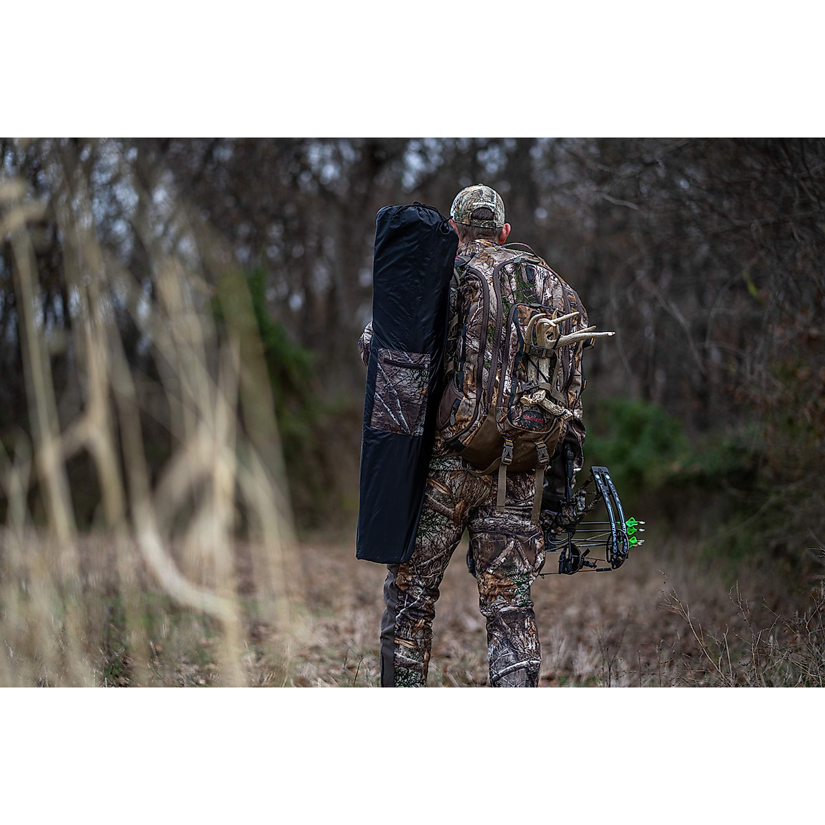 RHINO Blinds R500-MOC 3-4 Person Hunting Ground Blind, Breakup Country