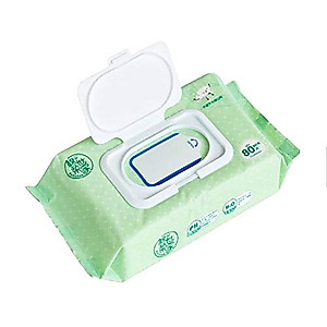 30Pcs Disposable Baby Wipes Lid Wipes Cover Single Sheet Dispenser Portable Child Wet Tissues Box Lid, 3.94 x 2.64 Inches