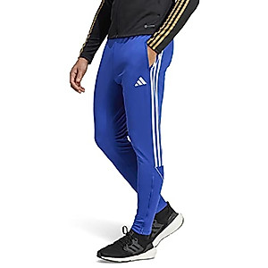 adidas Men's Tiro Pants, Semi Lucid Blue/White, X-Large
