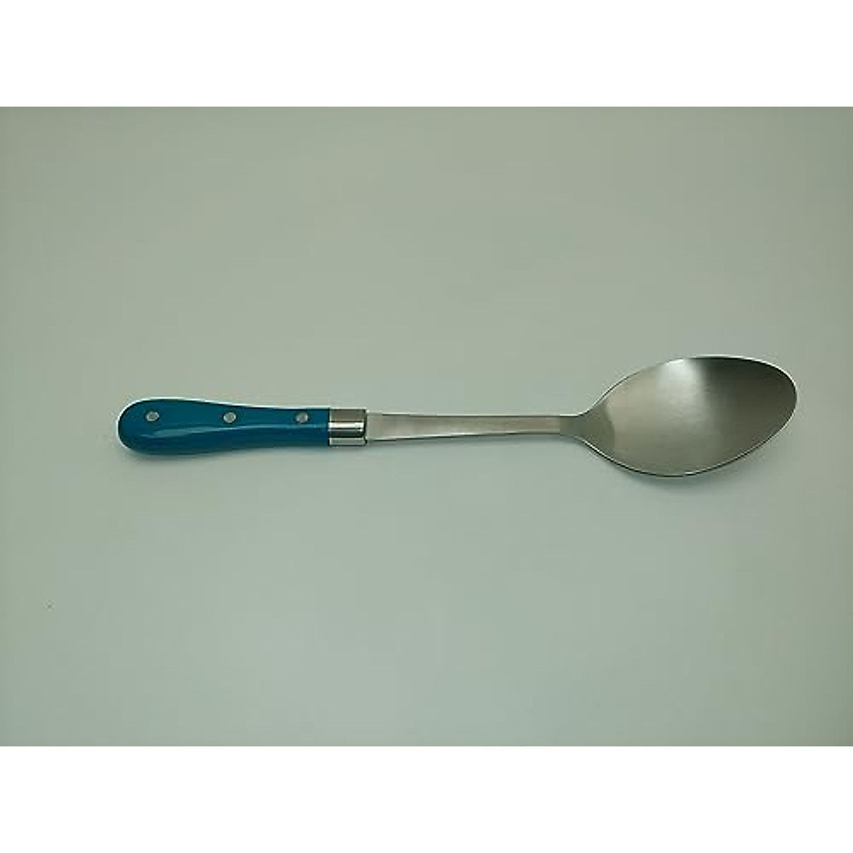 The Pioneer Woman Basting Spoon Large Stainless Steel Teal Handle 14" Long