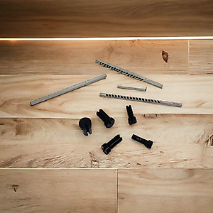 Prolinemax 9 Pieces HSS Keyway Broach Set Standard Cutting Bushings Shim Harden with Case