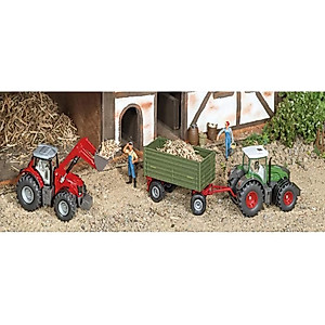 Siku 1985 Farmer Massey Ferguson with Front Loader, Red