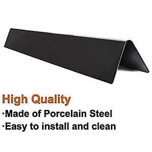 DELSbbq 5-Pack 22.5-inch Porcelain Steel Flavorizer Bars(16 Ga.), Replacement for Weber Genesis Silver B and C, Spirit 700, Gold B & C, Genesis Platinum B & C and 900 Grill