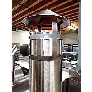 32.5" Outdoor Wood Fired Red Enamel Stainless Steel Artisan Pizza Oven or Grill with Waterproof Cover, Pizza Peel