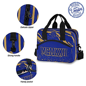 Bad Bananas SGRho Sorority Insulated Lunch Tote Bag with Shoulder Straps
