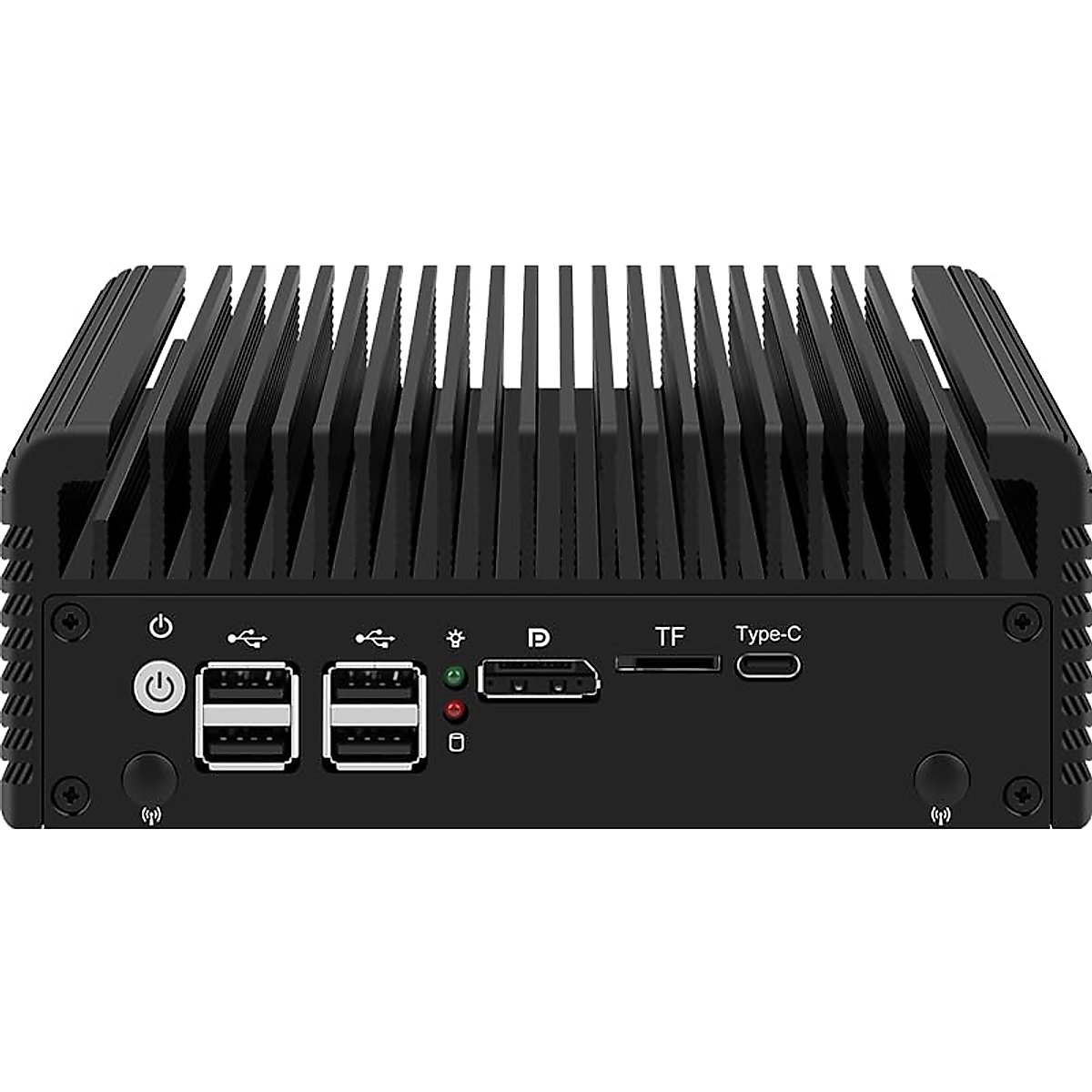 CWWK AlderLake-N100 5-Port Firewall Appliance with i226-V, DDR5 Slot, 2.5G RJ45 Network Port, 4K Display Outputs, M.2 NVMe Slots, SATA3.0, USB2.0, TPM Compatibility, Mini PC (N100-5L-16G/256G)