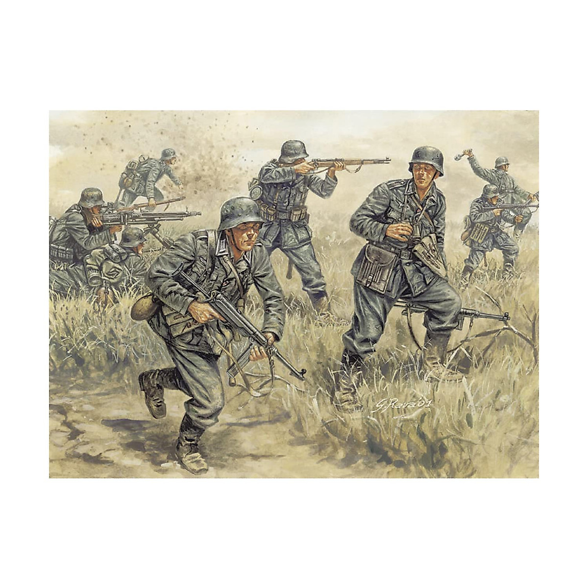 Italeri German Infantry WWII Model Kit