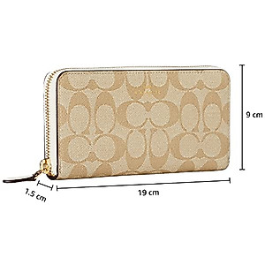COACH(コーチ) Women Wallet, Light Khaki/Chalk, One Size