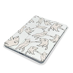 Renaissance Creation of Adam Cats case Compatible with iPad Mini Air Pro 7.9 8.3 9.7 10.2 10.9 11 12.9 inch Pattern Cover New 2022 2021 Trifold Stand 3 4 5 6 7 8 9 Generation 427 (10.9" Air 4)
