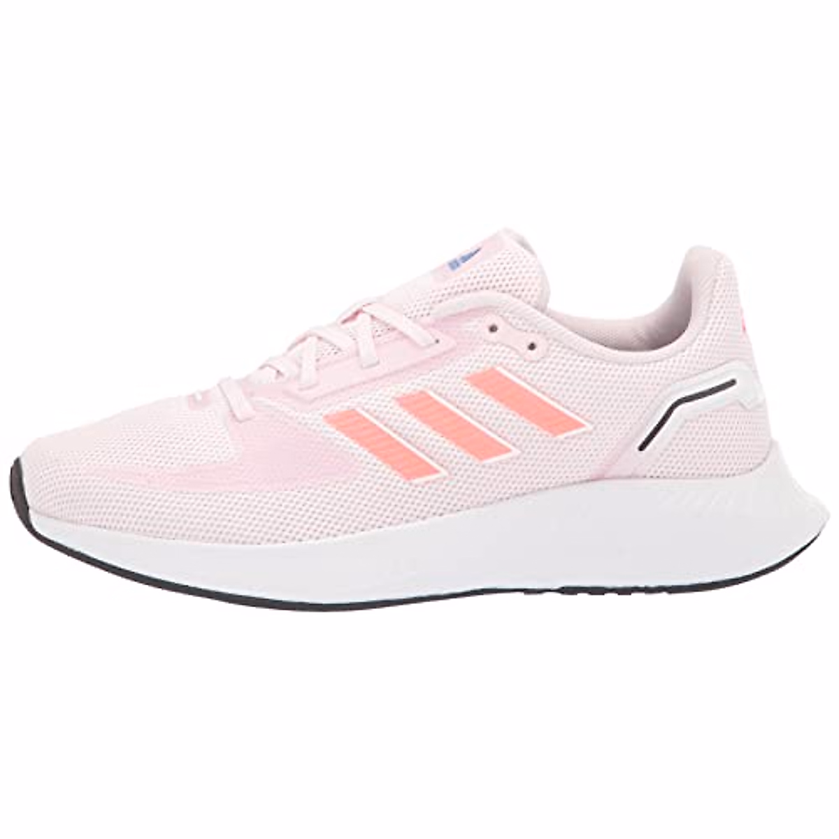 adidas Women's Runfalcon 2.0 Running Shoe, Almost Pink/Turbo/White, 9