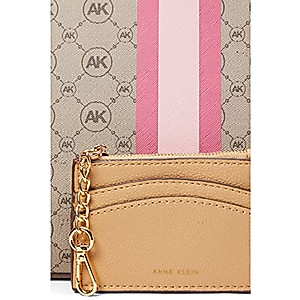 Anne Klein Logo Varsity Tote Pink One Size