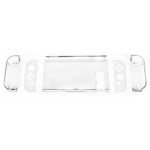 AddValue Crystal Case Compatible with Nintendo Switch HAD Dockable Crystal Case (Polycarbonate, Clear, Transparent, Scratch protection, Dust protection)