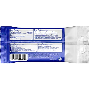 Nice 'N Clean Sensitive Skin Wet Hand Wipes Infused with Aloe & Vitamin E, Blue, 400 Count