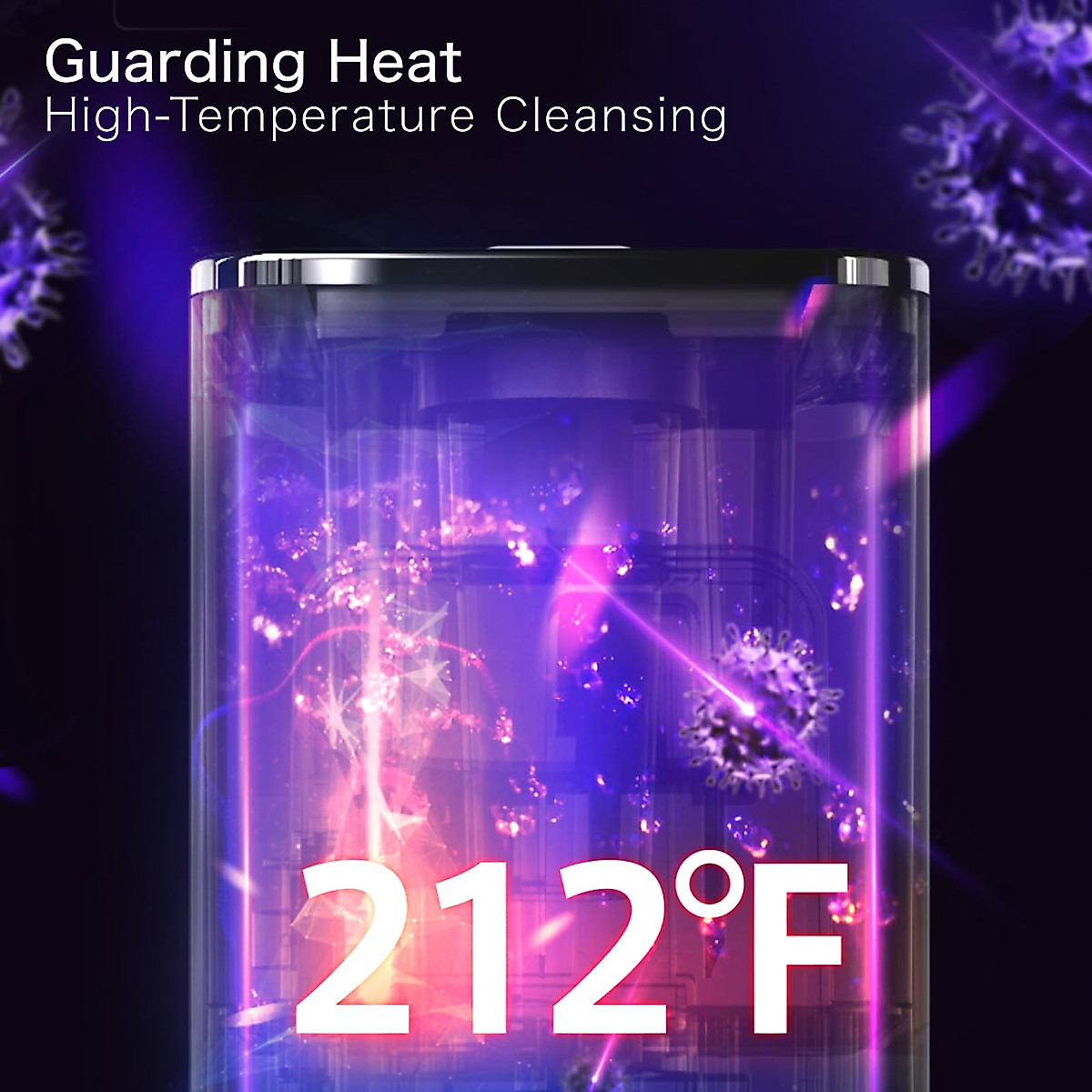 YOKEKON Humidifier Large Room, Warm and Cool Humidifiers for Bedroom, 3.4Gal Humidifiers for Home 1000 sq ft, Quickly & Evenly Humidify Whole House, Top Fill, Aroma Box, Baby Yoga Plants, Silver