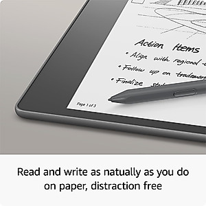 Certified Refurbished Amazon Kindle Scribe (32 GB) the first Kindle and digital notebook, all in one, with a 10.2” 300 ppi Paperwhite display, includes Premium Pen
