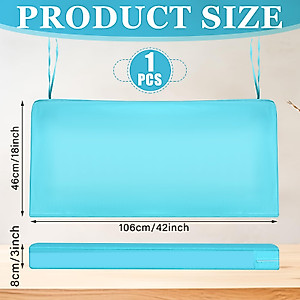 SmoothNovelty 42x18 Inch Patio Bench Cushion Covers Outdoor Waterproof UV Protection Loveseat Swing Replacement Cover with Tie Zipper Adjustable Strap Garden Seat Sofa Furniture Cushion Cover