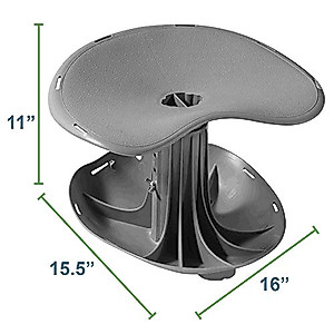 Original Garden Rocker Comfort Seat with Height Adjustable Contoured Comfort Seat and Patented Rocking Base Gardening Stool | Made in USA | Model GB1200