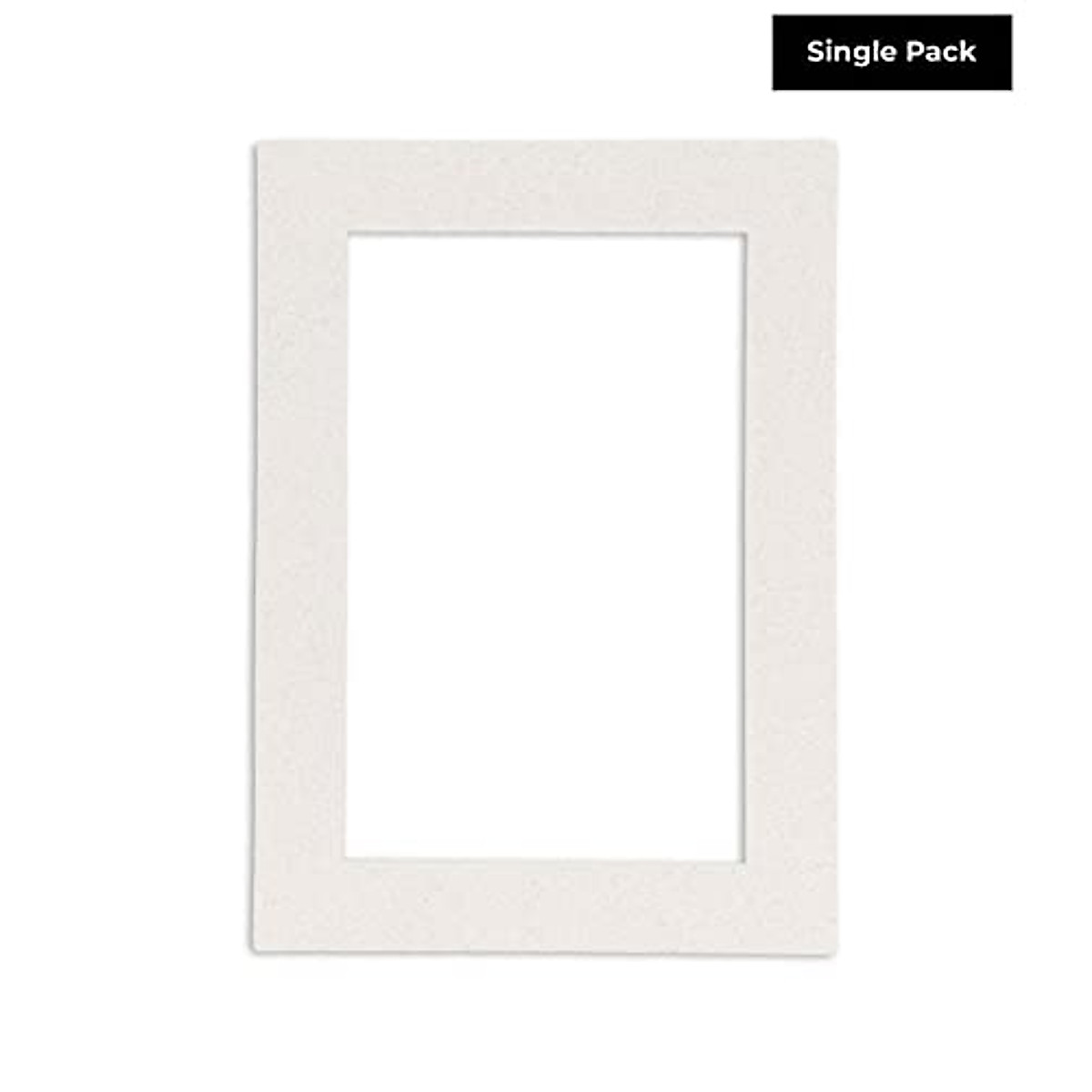 8x10 Mat Bevel Cut for 5.5x8.5 Photos - Acid Free Oyster Shell White Precut Matboard - For Pictures, Photos, Framing - 4-ply Thickness