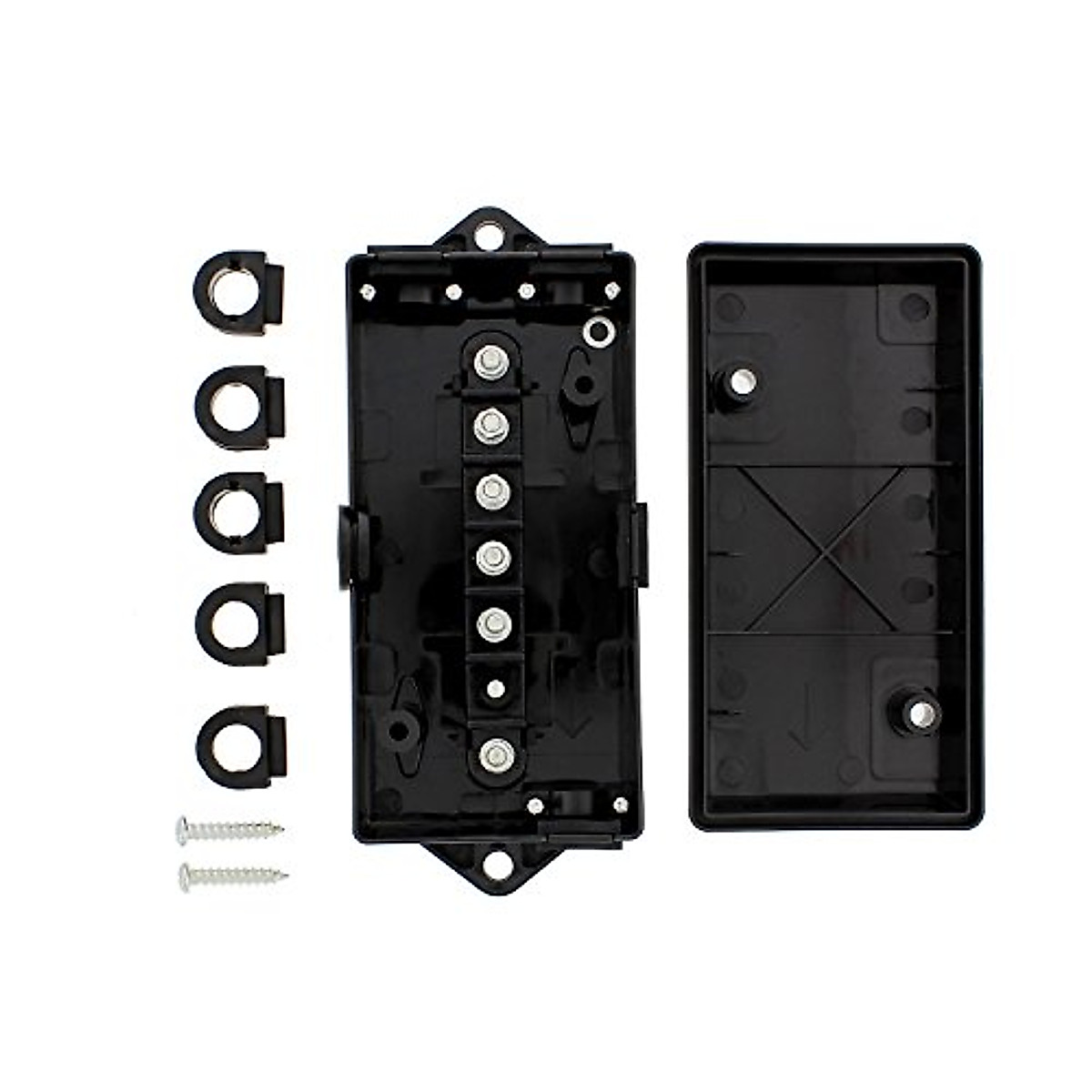 Dumble Electrical Wire Connector Junction Box 1-Pack Trailer, Camper, RV Light 7 Gang/Pole Automotive Wiring Rewiring