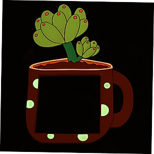 DOITOOL Switch Sticker 4 Sets Sticker Dimmer for Led Lights Light Light Dimmer Led Dimmer Wall Decals Wall Decals Glow in The Soft Rubber Protector Removable Switch Decals