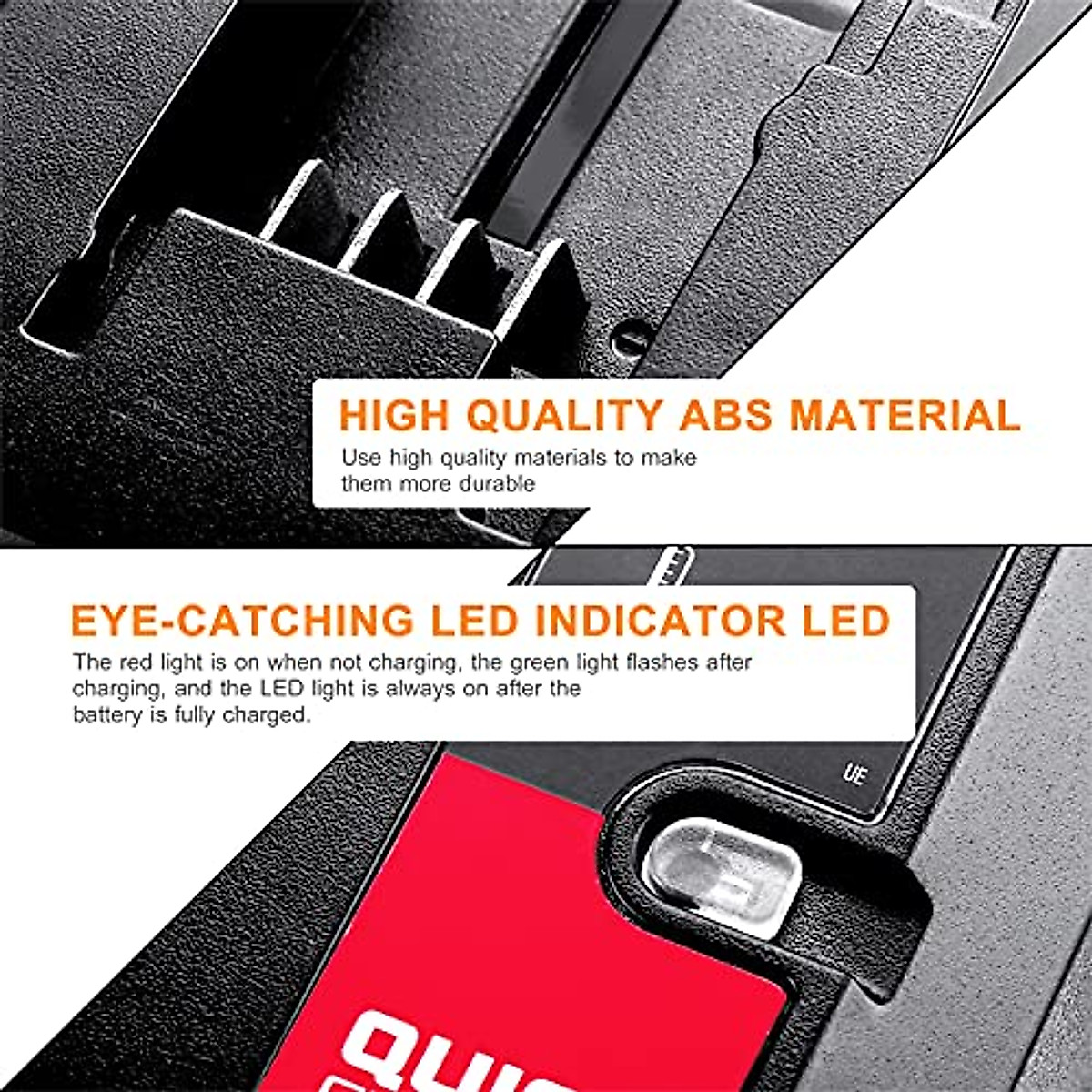 20V PCC692L PCC691L Charger for Porter Cable Charger PCC680L PCC681L PCC682L PCC685L PCC685LP PCC699L 20V MAX Lithium Battery LBXR20 LBXR2020 LB2X4020-OPE