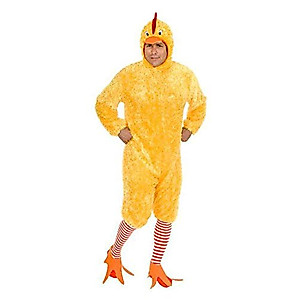 Rubies Adult Charades Funky Chicken Costume, Yellow, Large