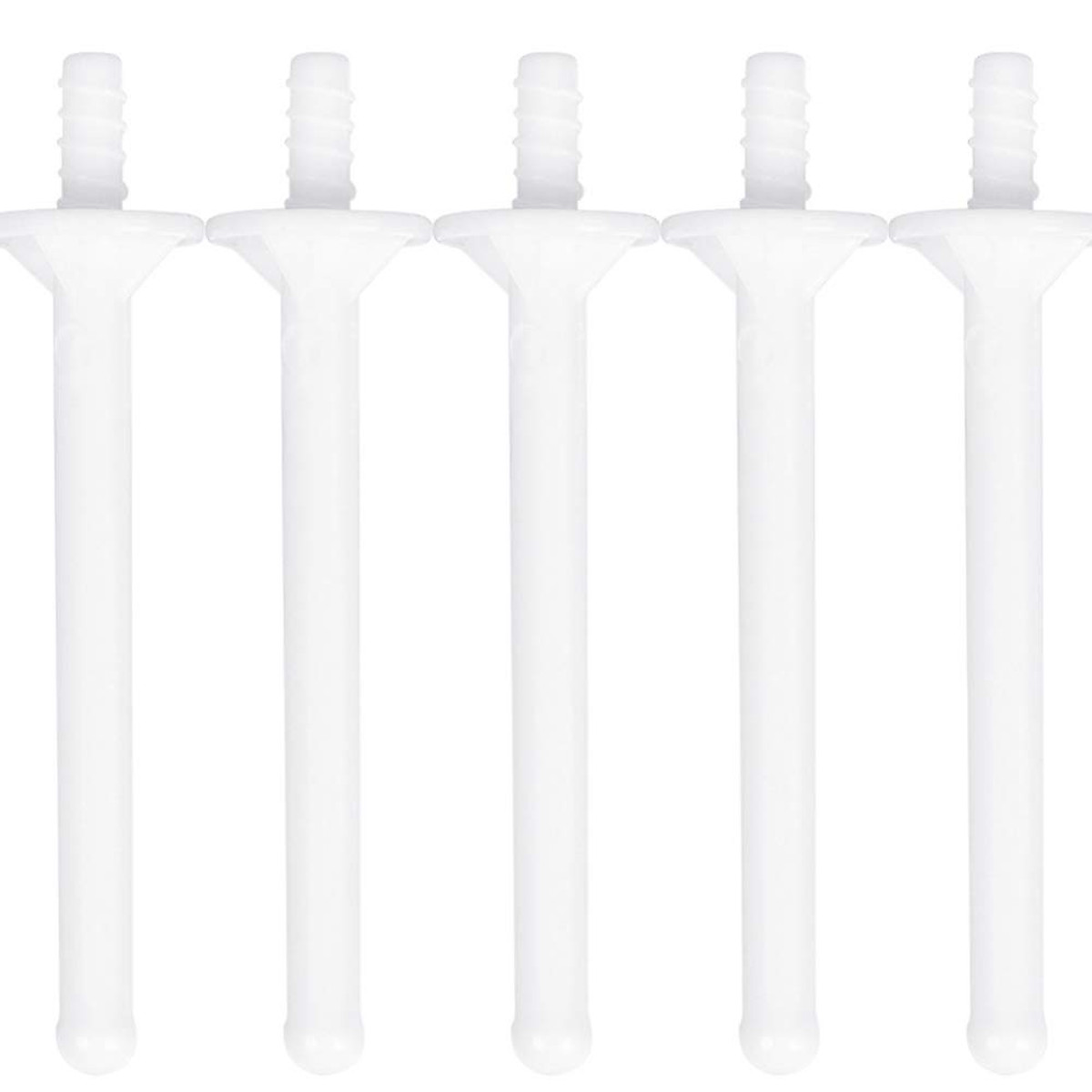 Exceart 40Pcs Nose Wax Sticks Plastic Nasal Ear Face Eyebrows Hair Removal Sticks Plastic Wax Wand for Men Women