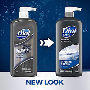 Dial Men Body Wash, Infinite Fresh, 69 fl oz (3-23 fl oz Bottles)