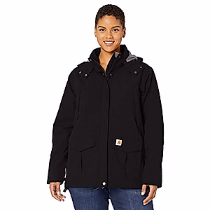 Carhartt Women's Shoreline Jacket (Regular and Plus Sizes), Black, Medium