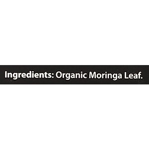 Buddha Teas Organic Moringa Tea - OU Kosher, USDA Organic, CCOF Organic, 18 Bleach-Free Tea Bags
