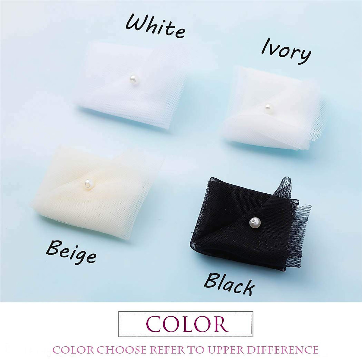 HEREAD 1 Tier Bride Wedding Veil Short Wasit Elbow Length Bridal Tulle Veils with Comb and Cut Edge (White)